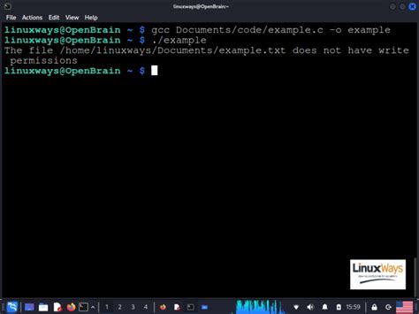 check if file exists in c language linuxways