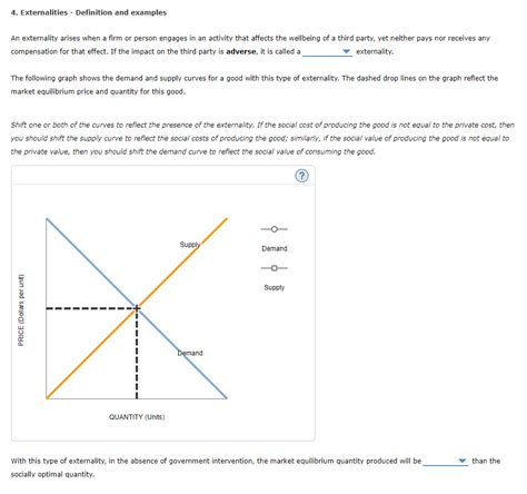 Solved 4 Externalities Definition And Examples An