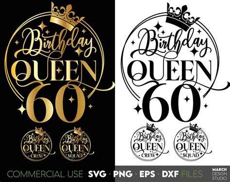 Birthday Queen Svg Bundle 40th Birthday Queen Svg 50th And Etsy