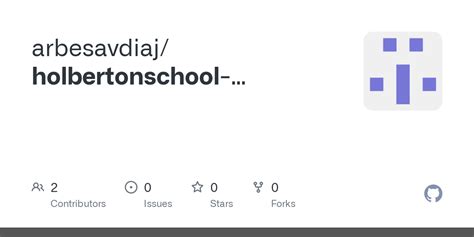 GitHub Arbesavdiaj Holbertonschool Sorting Algorithms