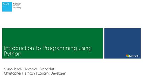 introduction to programming using python ppt download