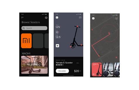 Scooters Rent Ui Figma Template Ui4free