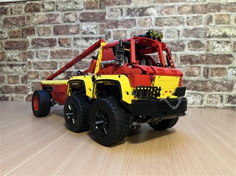 Lego Moc Trial Truck 6x6 By Donsantos Rebrickable Build With Lego