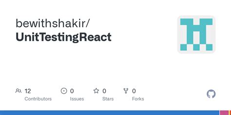 GitHub Bewithshakir UnitTestingReact