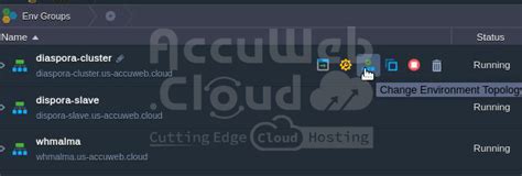 Set Up A Diaspora Cluster On Accuweb Cloud Dashboard
