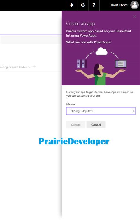 Creating A PowerApp From A SharePoint List Babe Developer On The Prairie