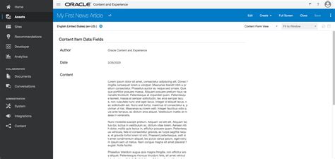 a quickstart guide to oracle content and experience as a headless cms