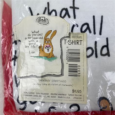 Vintage New Shoebox Greetings 40 Year Old Sex Life T Gem