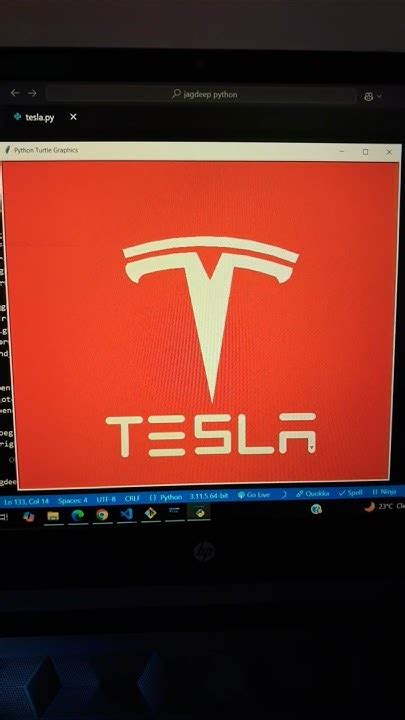 Tesla Logo Using Python Viralvideo Shorts Python Youtubeshorts Youtube