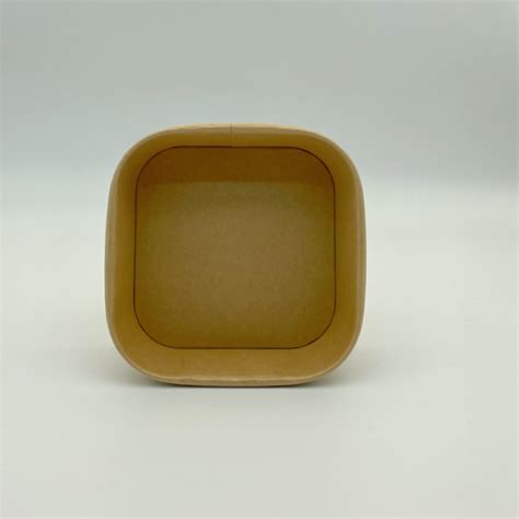 Disposable Kraft Square Bowls 500ml And 650ml