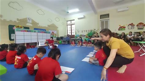 tiết toán sắp xếp xen kẽ 2 đối tượng độ tuổi 3 tuổi youtube