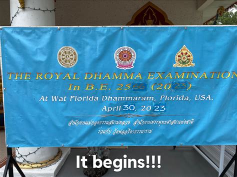 The Royal Dhamma Exam Is Tomorrow Us R Goldenswastika