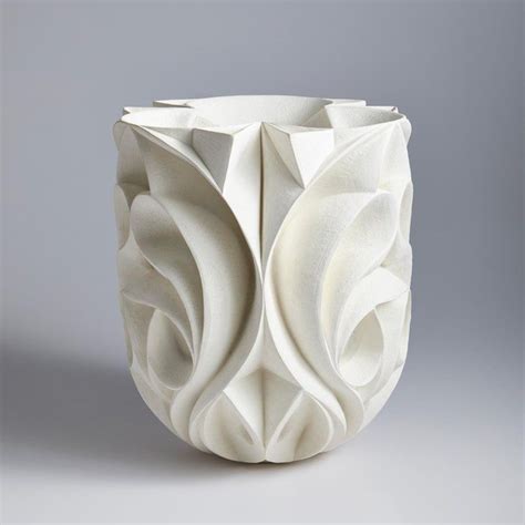 Contemporary Hand Carved Ceramic Sculpture By Halima Cassell Pottery Sculpture Ceramics