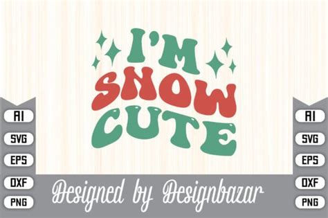 Im Snow Cute Graphic By Designbazar · Creative Fabrica