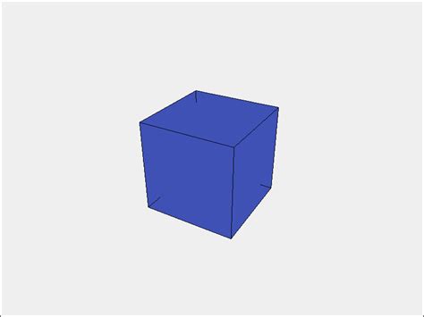 Display A Cube — Vispy