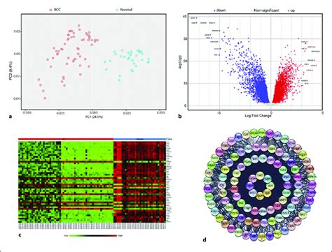 data preprocessing and degs analysis a pca plot showing the