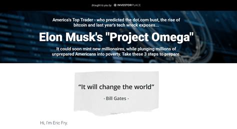 What Is Elon Musk Project Omega How To Invest