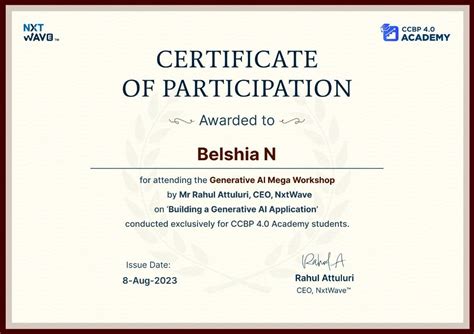 Belshia N On Linkedin Nxtwave Ccbpian Ai