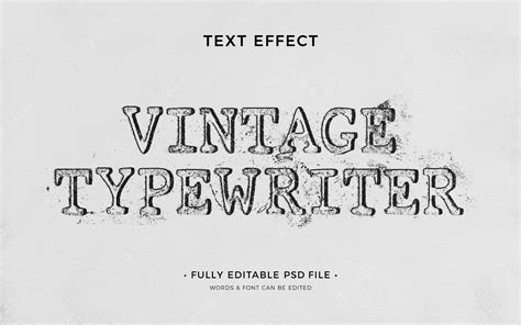 premium psd typewriter text effect