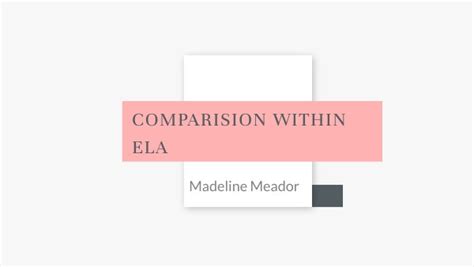 Student Centered Lesson Plan