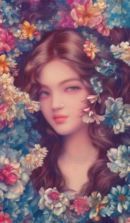 插画美女 全部作品 素材集市