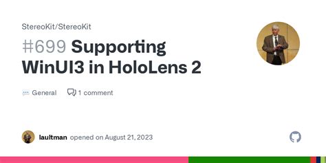 supporting winui3 in hololens 2 · stereokit stereokit · discussion 699