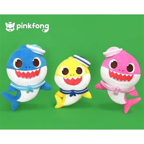 鯊魚寶寶娃娃 正版授權 海軍款鯊魚寶寶玩偶~6吋 18吋 卡通 鯊魚寶寶 碰碰狐玩偶~ 全省配送 蝦皮購物