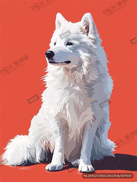 Ai创作图白色犬类插画 创意大白狼当代装饰画 古典白色狼风格装饰画 狼包装插画 原创狗插画 灰色的狼插画 插画狗狗 原创插画狗 狗狗写实插画