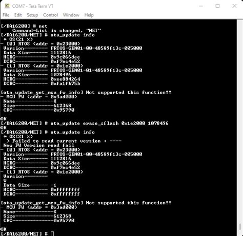 Getting Started With The Da16200 Freertos Sdk Sparkfun Learn