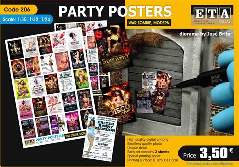 Code 206 Party Posters Eta Diorama Eshop