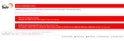 Java Solr 4 1 Core Initialization Failure Stack Overflow