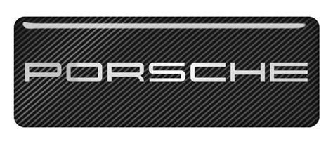 Porsche 275x1 Chrome Effect Domed Case Badge Sticker Logo