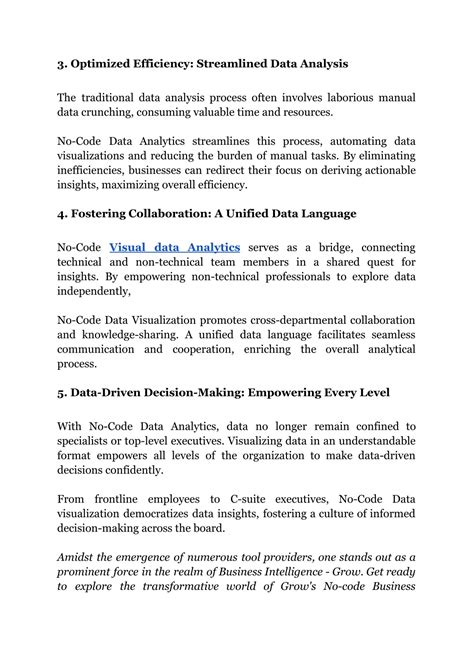 Ppt 21st Century Data Analysis No Code Visual Analytics Powerpoint