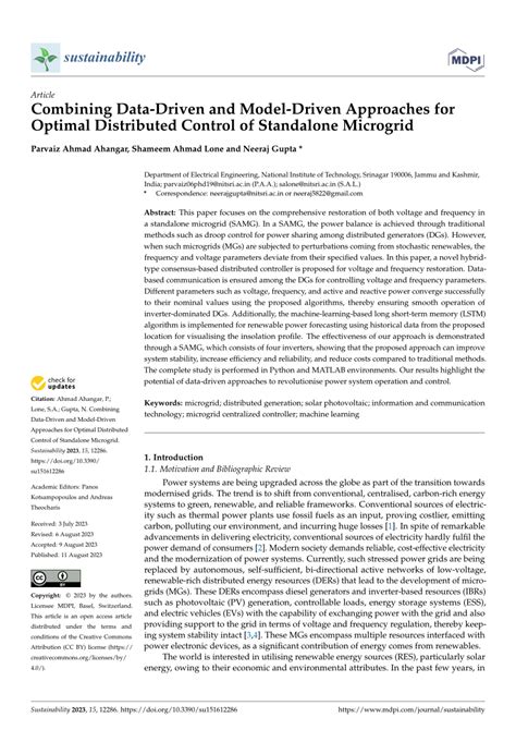 pdf combining data driven and model driven approaches for optimal