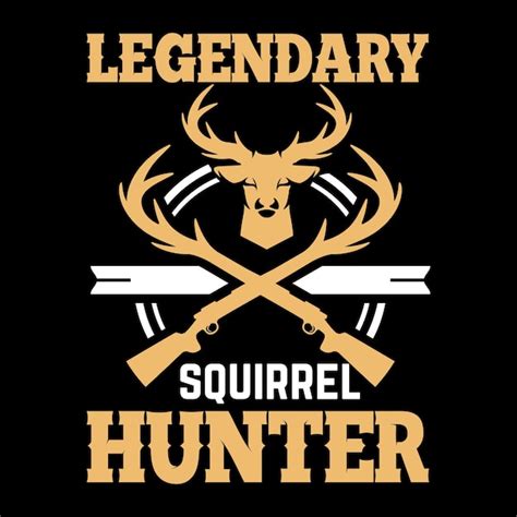 Jagd T Shirt Design Schriftzug Premium Vektor