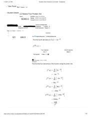 MAT Calc I Q Module Four Problem Set Pdf AM Southern New Hampshire