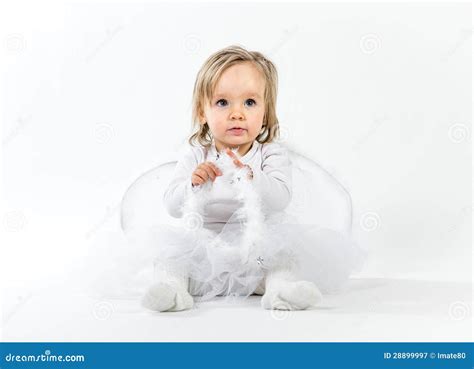 Blond Angel Stock Image Image Of Caucasian Hair Cheerful 28899997