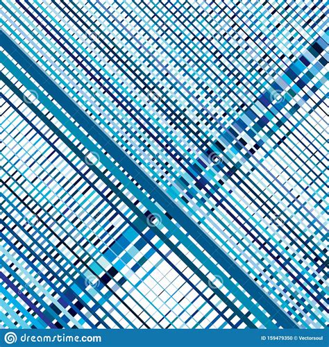 Grid Mesh Pattern Texture With Dynamic Irregular Lines Intersecting Stripes Matrix Grating