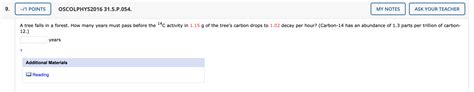Solved 1 Points Oscolphys2016 31 5 P 054 My Notes Ask