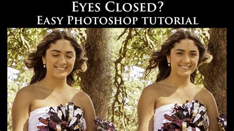 Fix CLOSED And BLINKING EYES Photography Tutorial Using Lightroom And