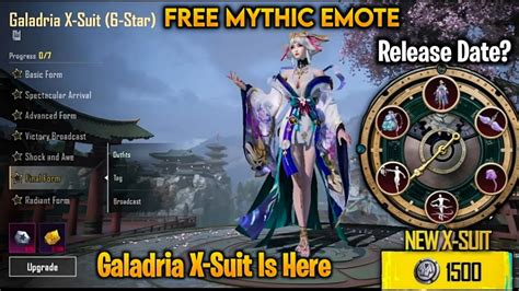 Finally New Galadria X Suit Is Here Free Mythic Emotes New X Suit