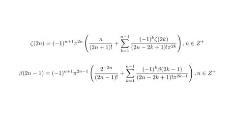 2 Damn Recurrence Formulas Rmathematics
