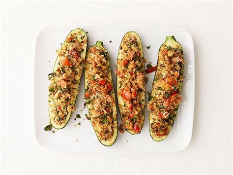 Herb Stuffed Zucchini Recipe Food Network Kitchen Food Network