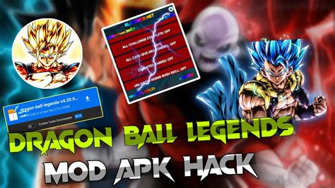 Dragon Ball Legends Mod Apk Dragon Ball Legends New Mod Menu Ultra V Apk YouTube