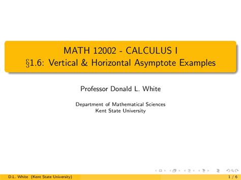 Calculus I §16 Vertical And Horizontal Asymptote Examples Study Notes Calculus Docsity Calculus I §16 Vertical And Horizontal Asymptote Examples Study Notes Calculus Docsity