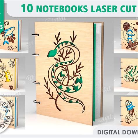 Wooden Notebook 3 Rings Etsy