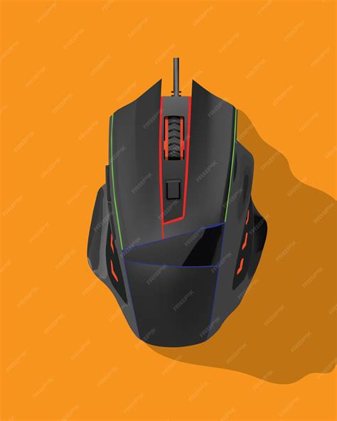 Premium Vector Computer Gaming Mouse Vector Design