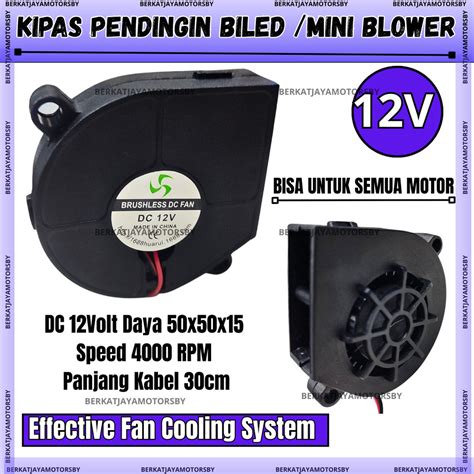 Mini Blower Turbo Cooling Fan Exhaust Fan Brushless Retrofit Projector