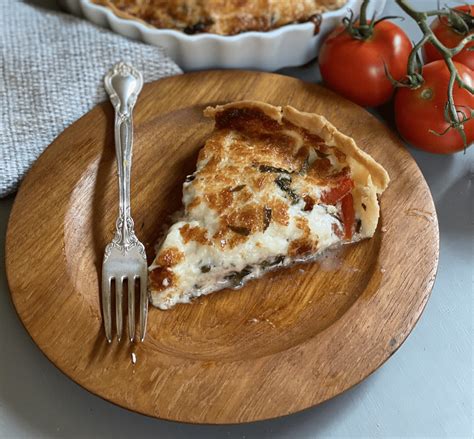 Tomato Basil Tart North Houston Moms