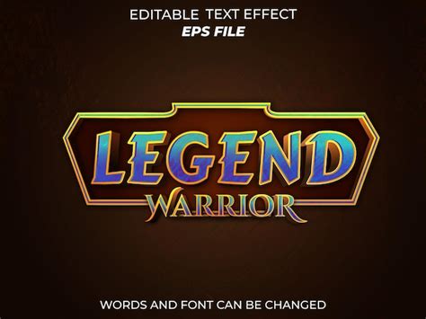 Premium Vector Legend Text Effect Font Editable Typography 3d Text For Medieval Fantasy Rpg